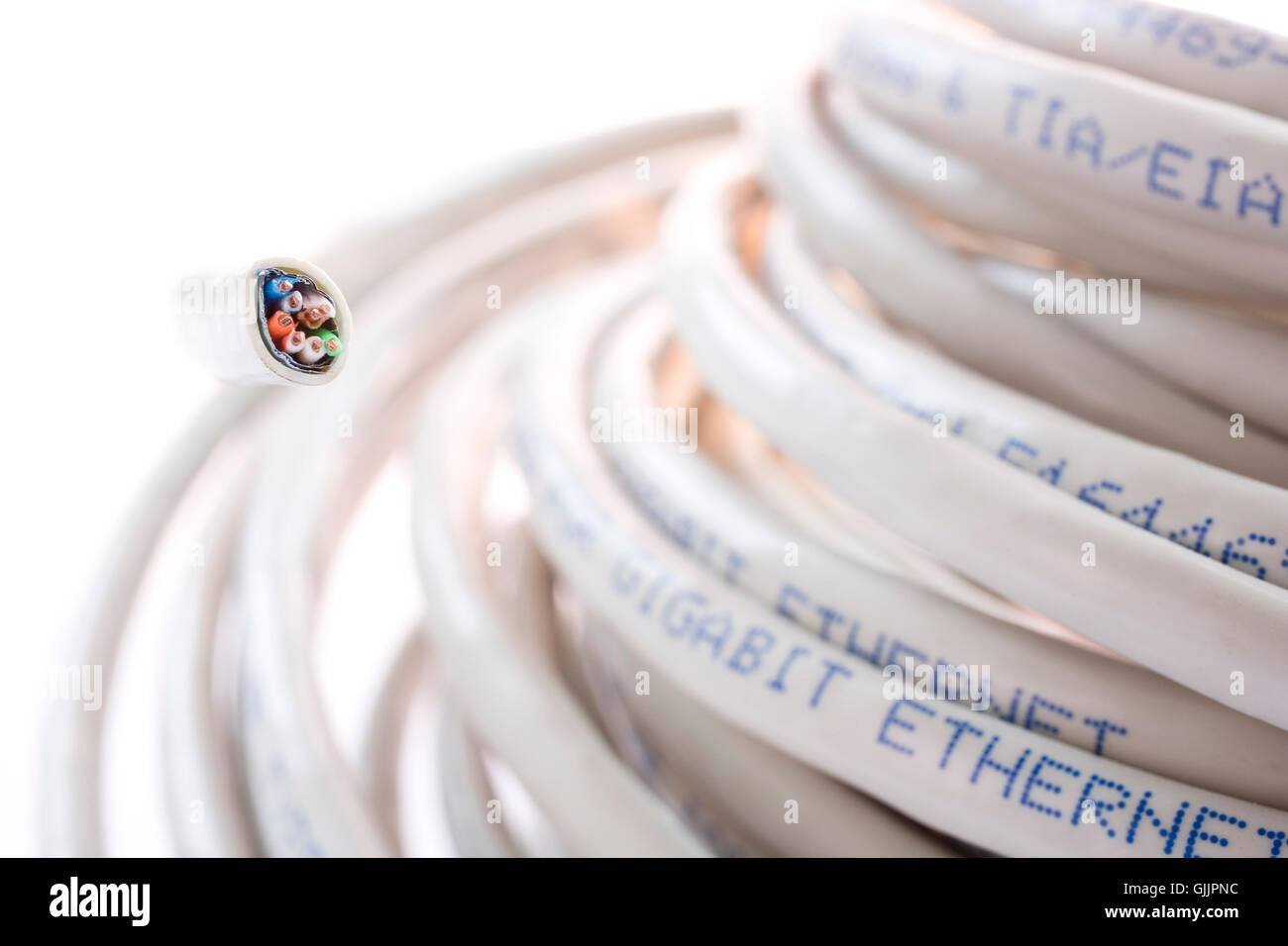 electrical cable reel strand Stock Photo - Alamy