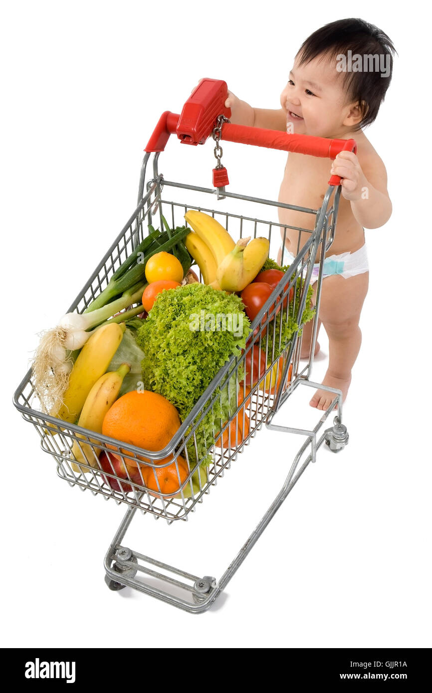 baby shopping supermarket Stock Photo - Alamy
