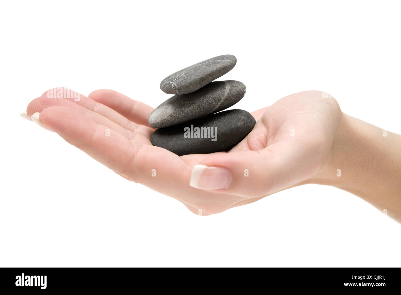 hand balance meditation Stock Photo - Alamy