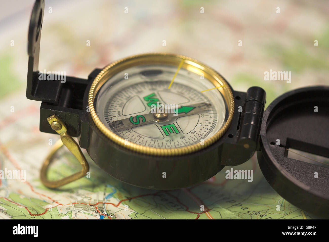 adventure signpost card Stock Photo - Alamy