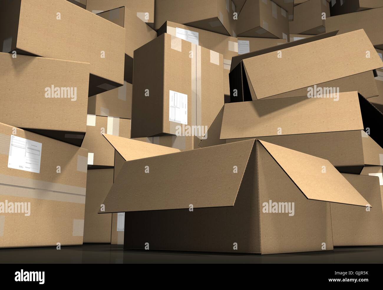 confusion mess folded Stock Photo - Alamy