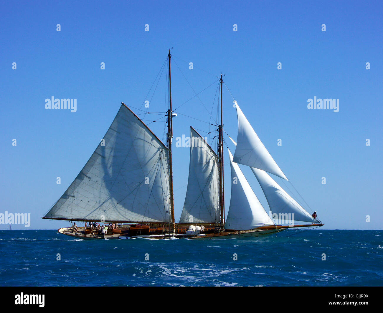 waves sail classical Stock Photo - Alamy