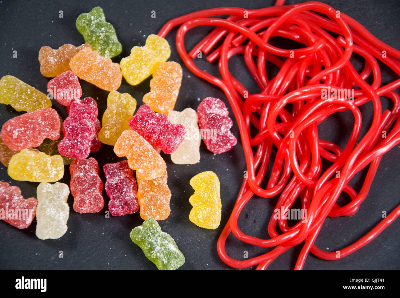 Green gummy bear haribo hi-res stock photography and images - Alamy