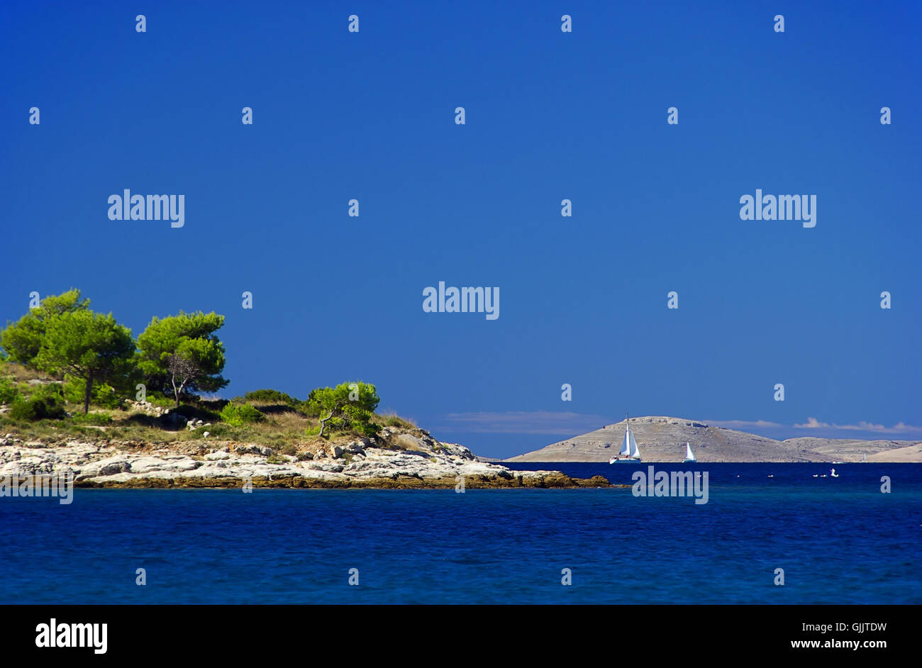 islands adriatic sea croatia Stock Photo - Alamy