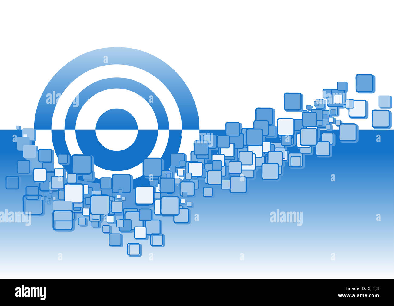 Blue graphic hi-res stock photography and images - Alamy