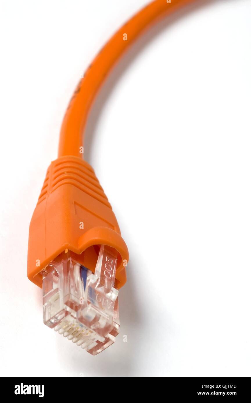isolated cable lan Stock Photo - Alamy