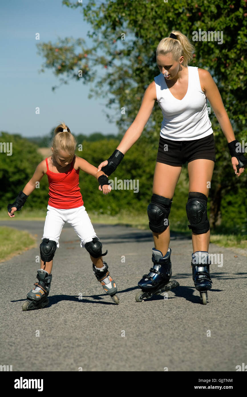 Rollerskates Woman High Resolution Stock Photography and Images - Alamy