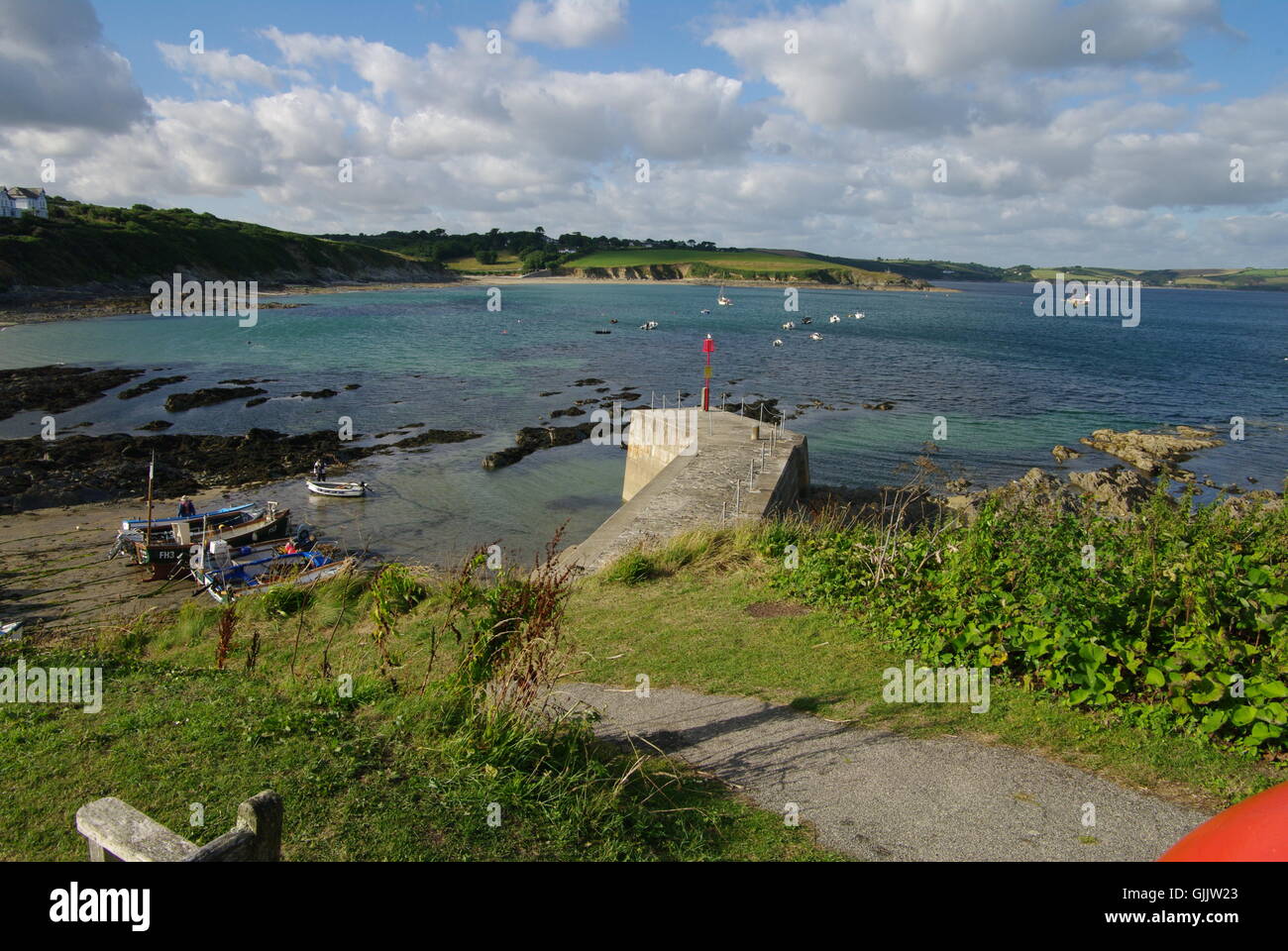 Portscatho, Cornwall, England, UK Stock Photo - Alamy
