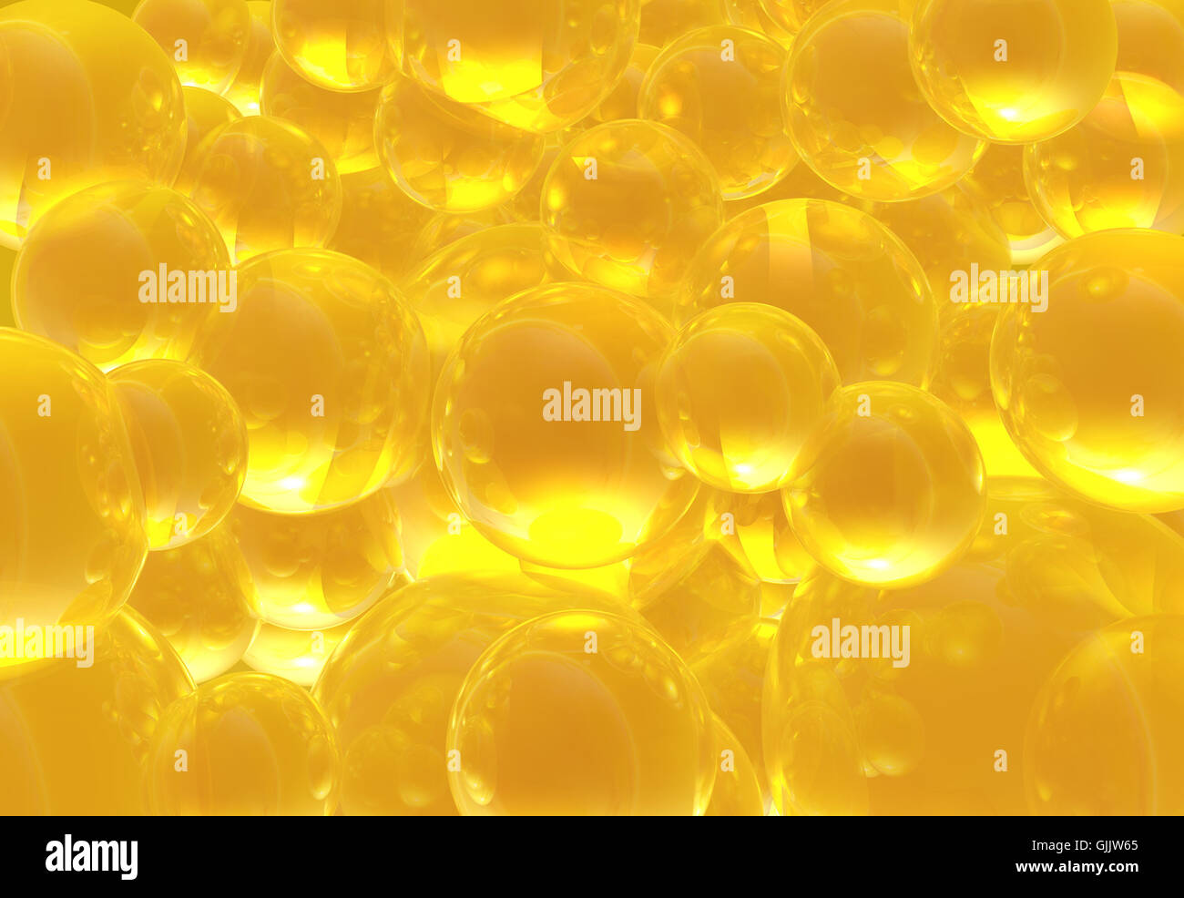 bubbles reflection golden Stock Photo - Alamy