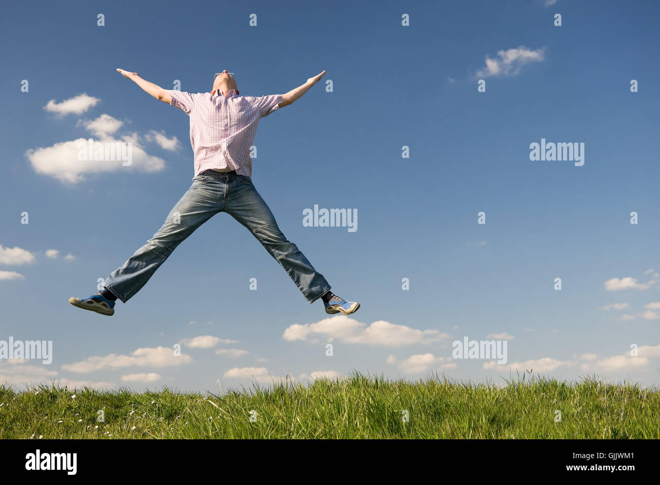 blue person spring Stock Photo - Alamy