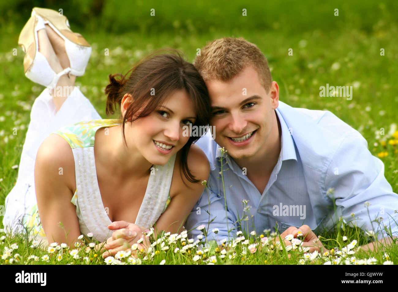 happy laughing couple Stock Photo - Alamy