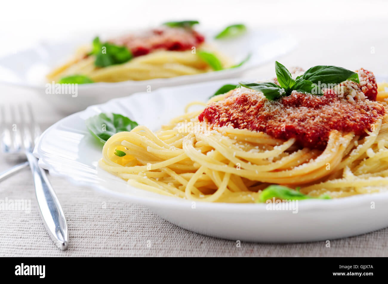 food aliment spaghetti Stock Photo - Alamy