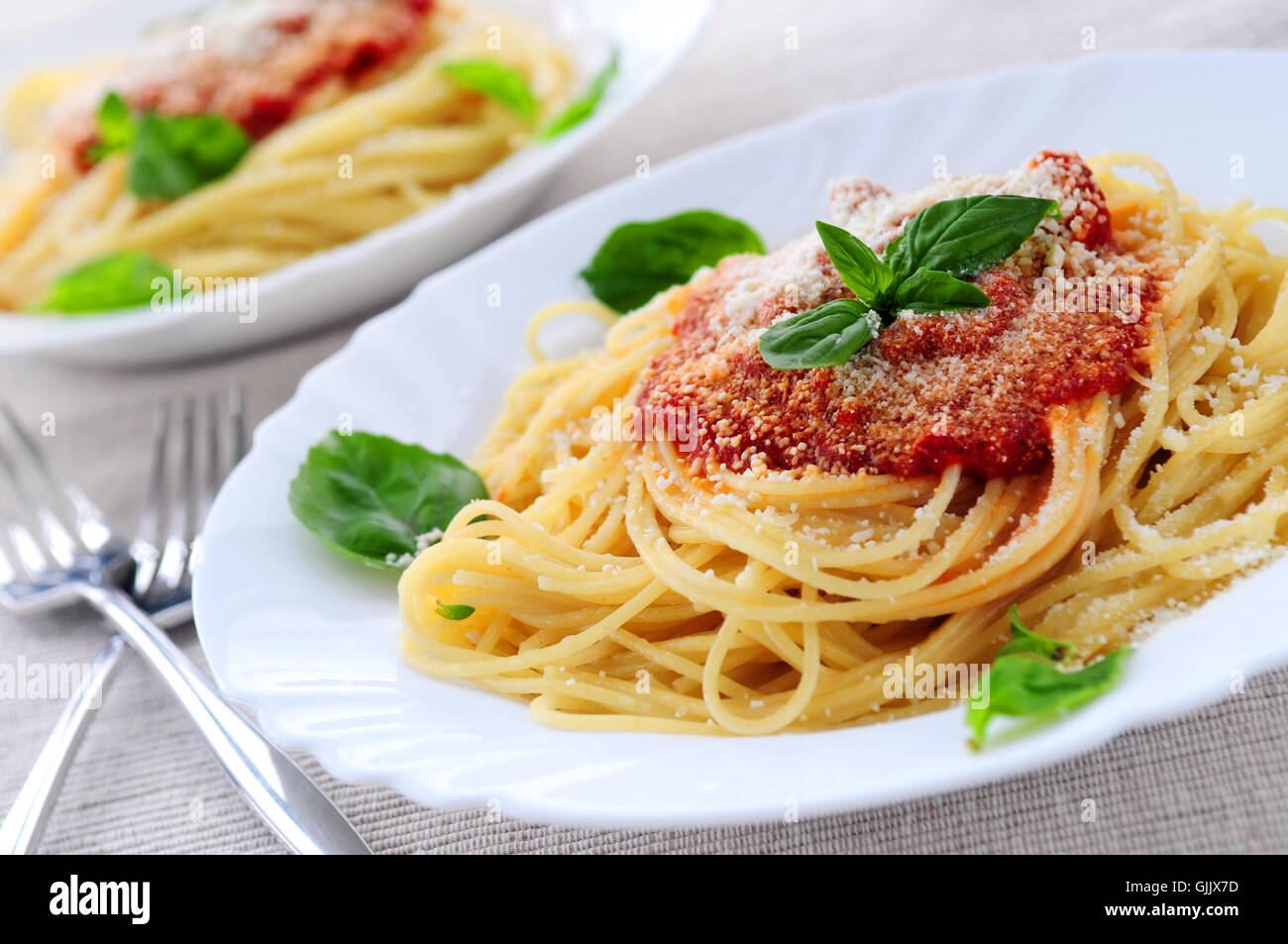 food aliment spaghetti Stock Photo - Alamy