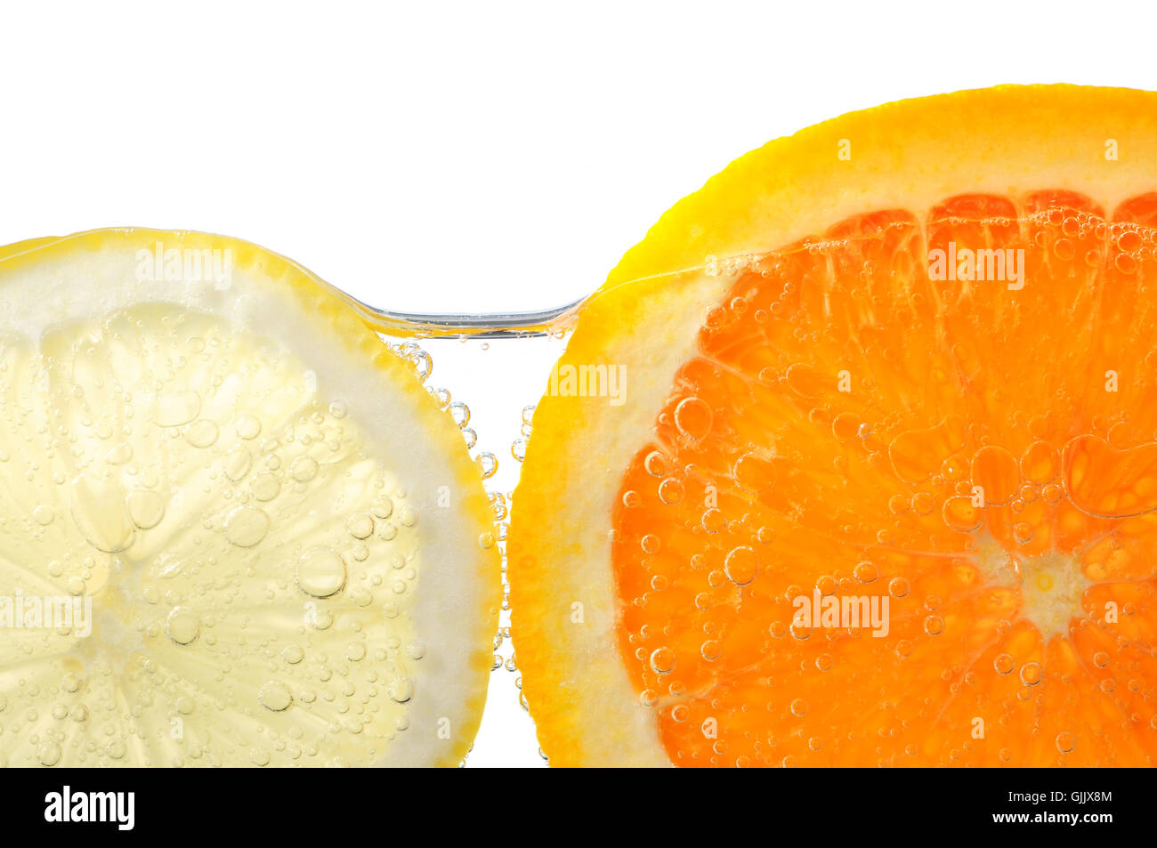 float fruit orange Stock Photo - Alamy
