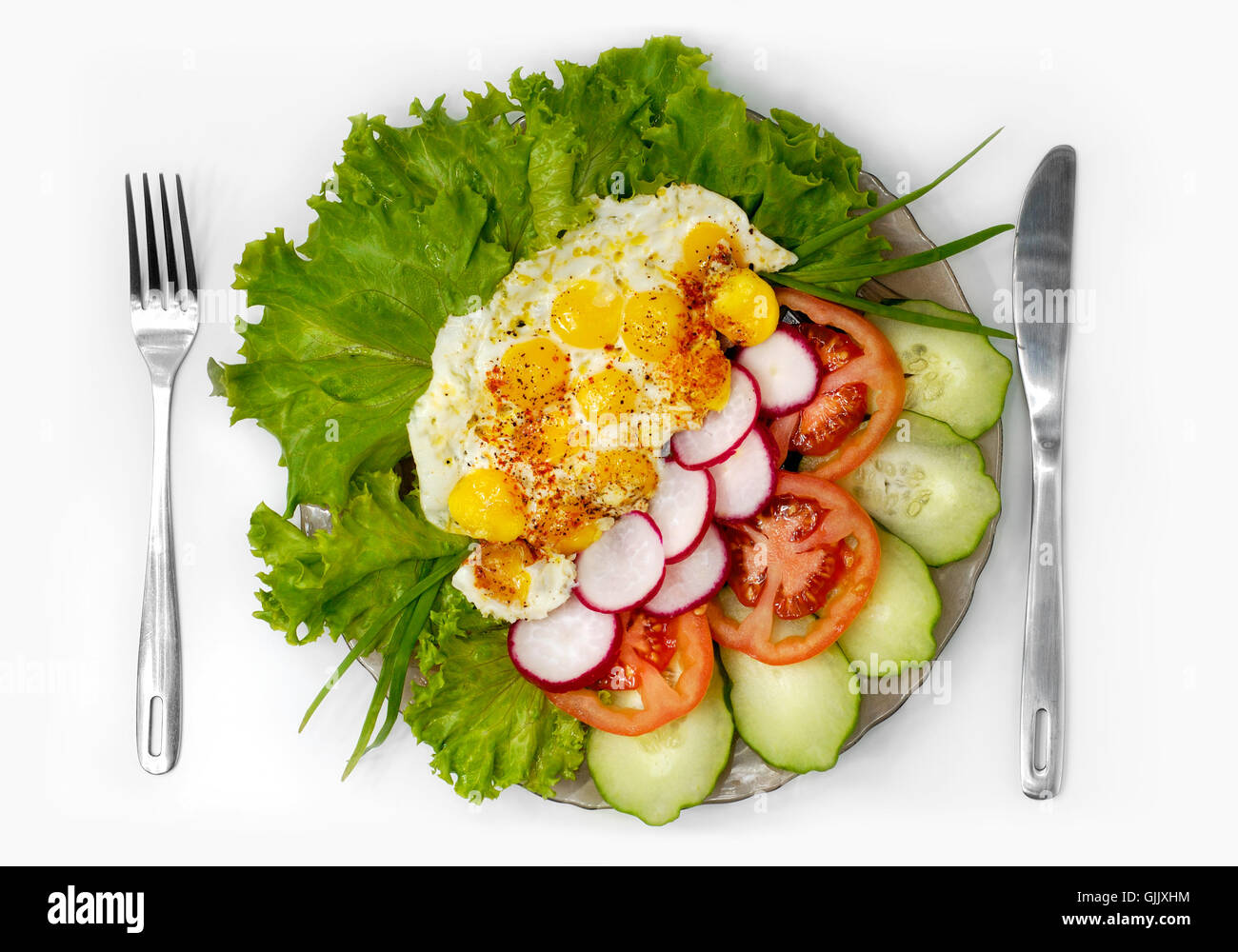 Food plate side view Cut Out Stock Images & Pictures - Alamy