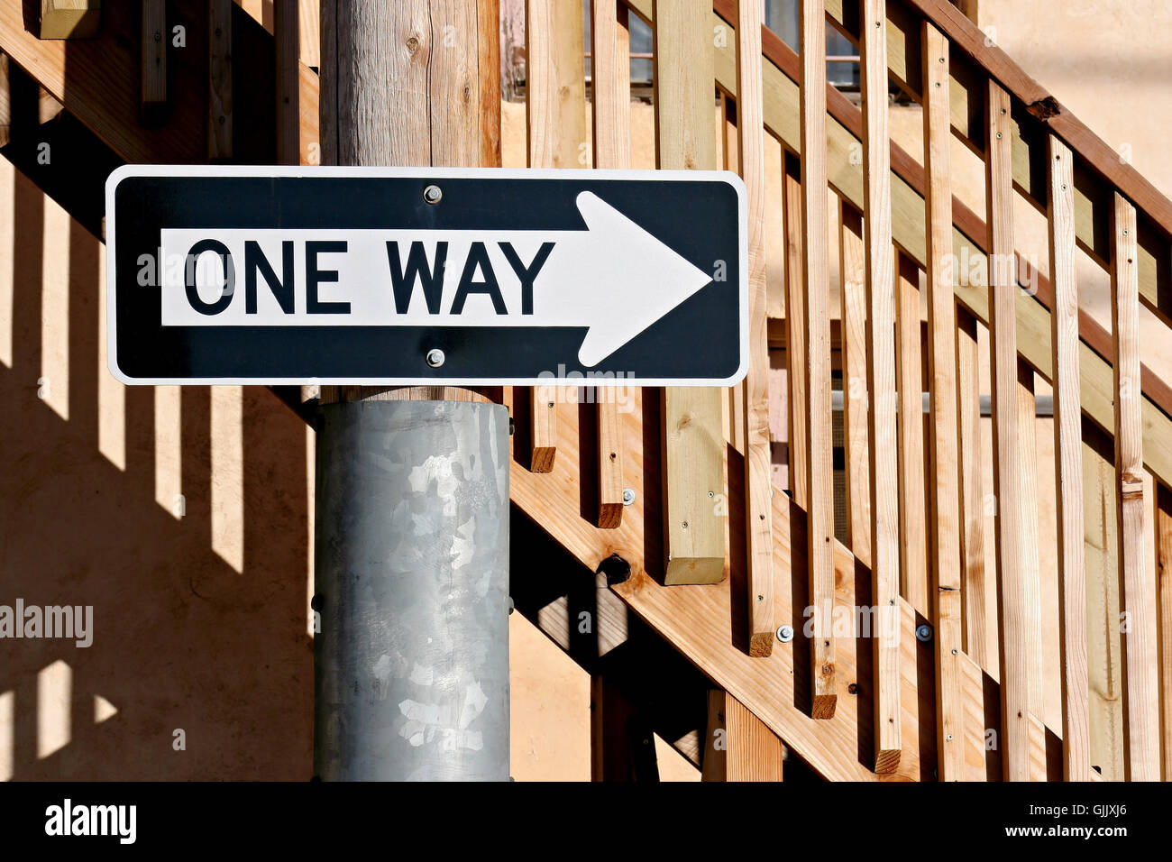 sign signal route Stock Photo - Alamy