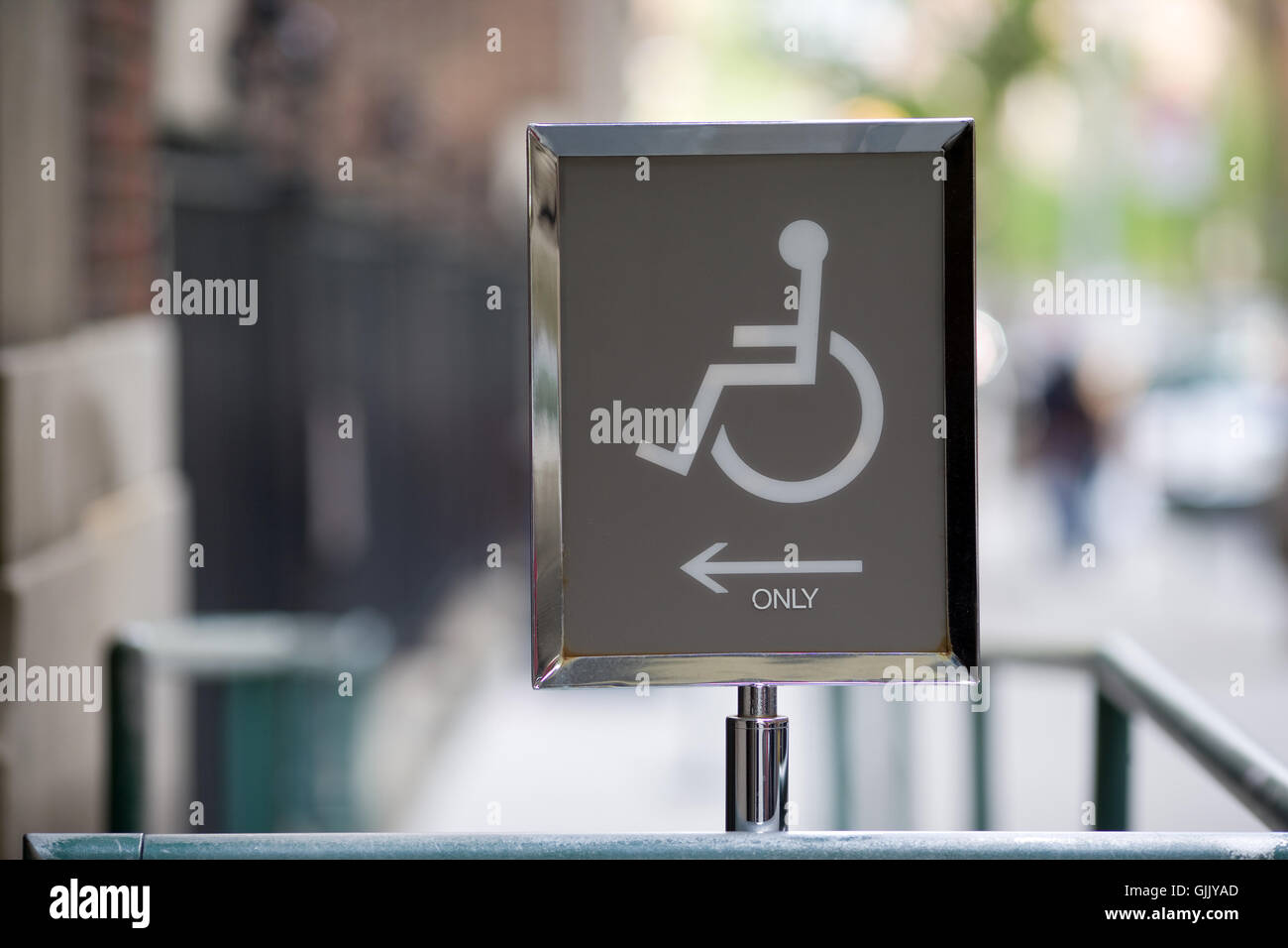 sign signal entrance Stock Photo - Alamy