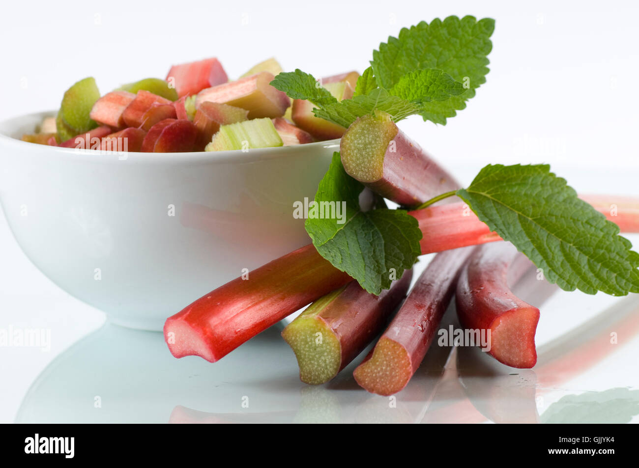 mirroring vegetable rods Stock Photo - Alamy