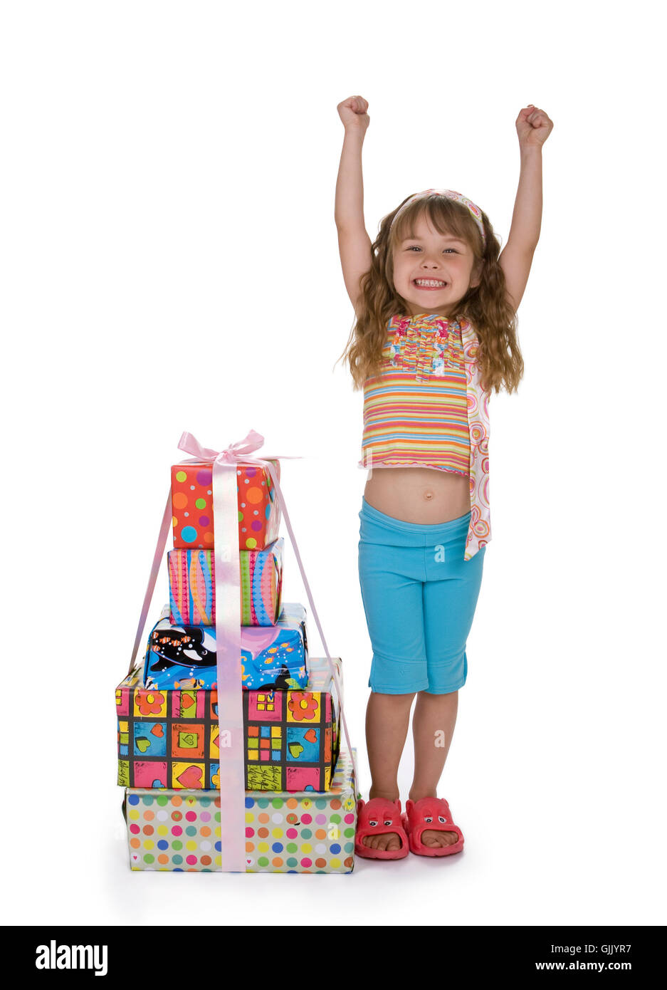 female presents excited Stock Photo - Alamy