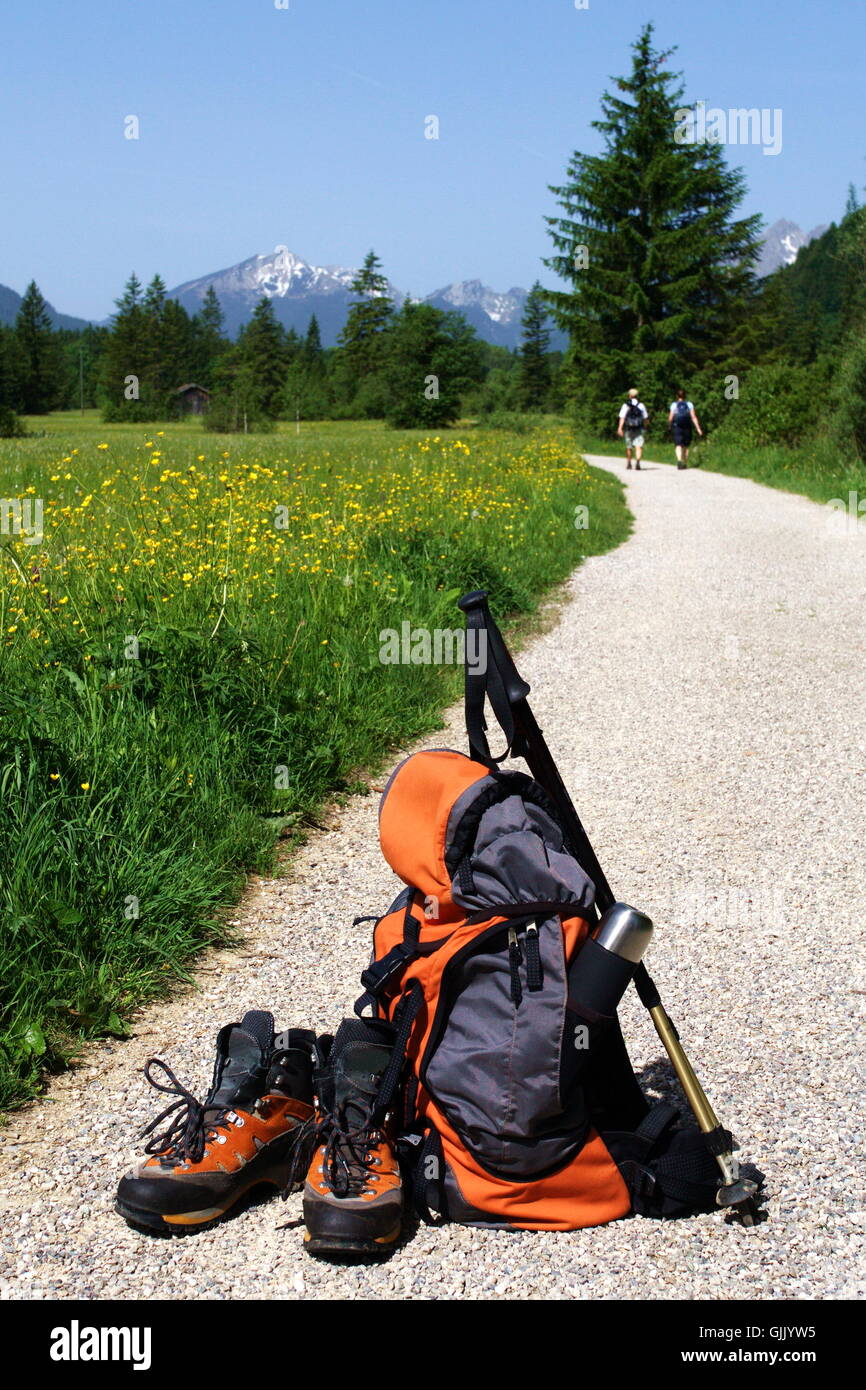 Backpack hiking hi-res stock photography and images - Alamy