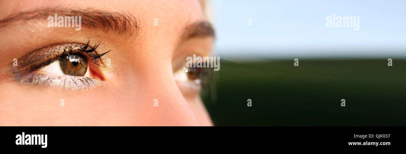 future eyes look Stock Photo - Alamy
