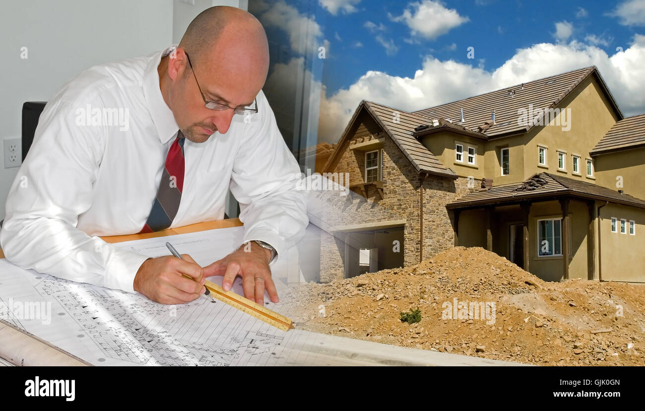 house building model Stock Photo - Alamy