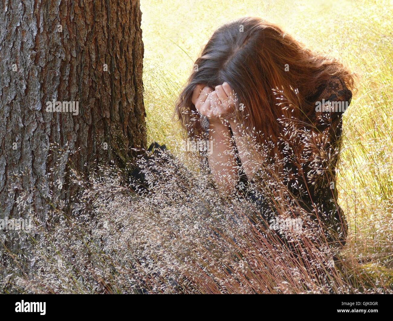 death pain mourning Stock Photo - Alamy