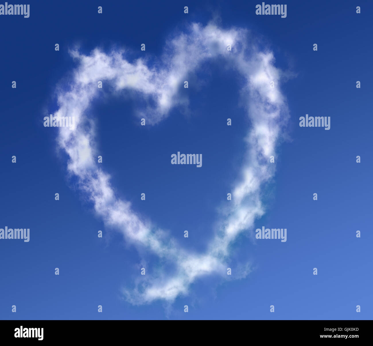 Beautiful heart cloud hi-res stock photography and images - Alamy