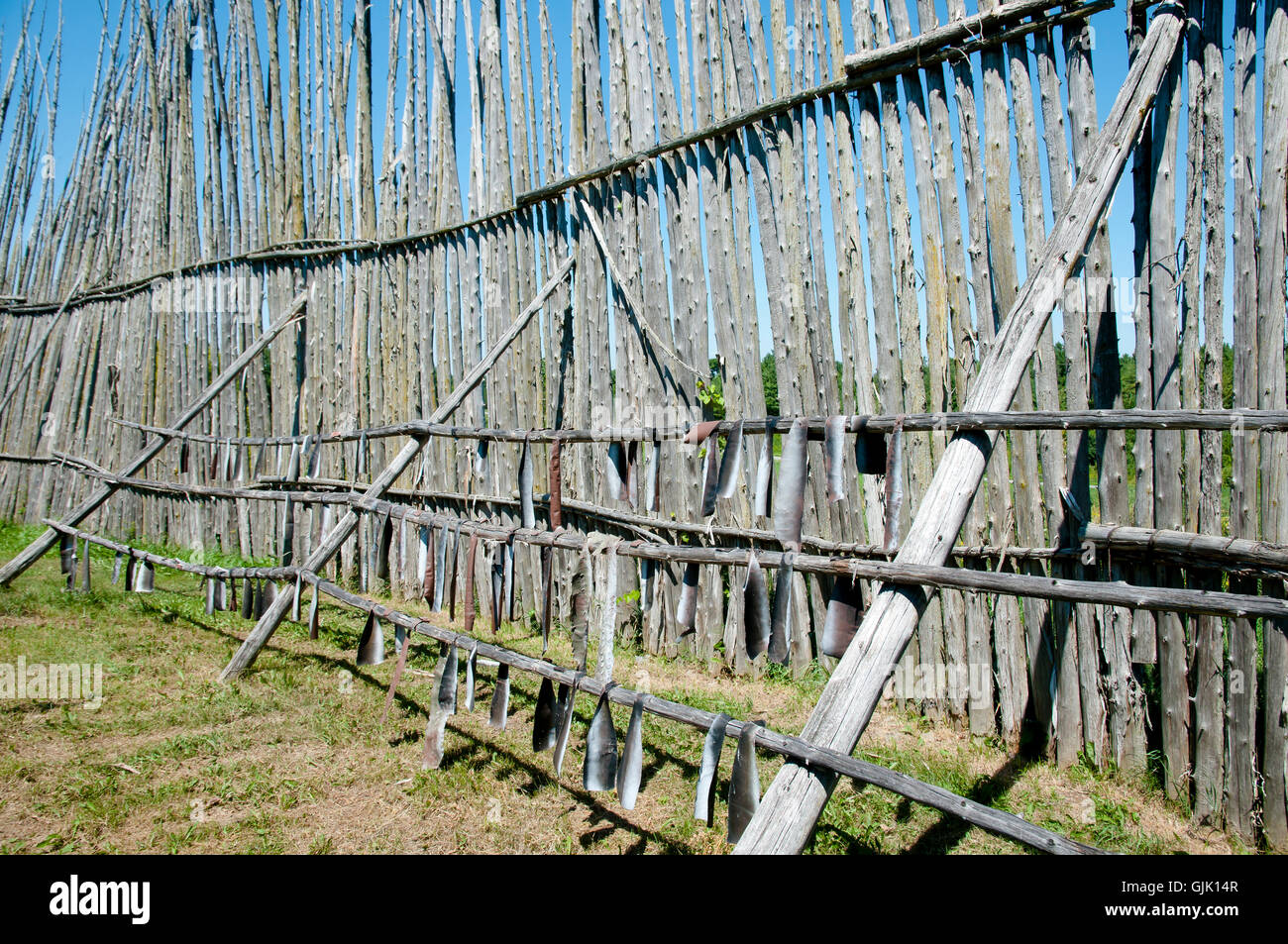 Tsiionhiakwatha Droulers Archaeological Site - Quebec - Canada Stock ...