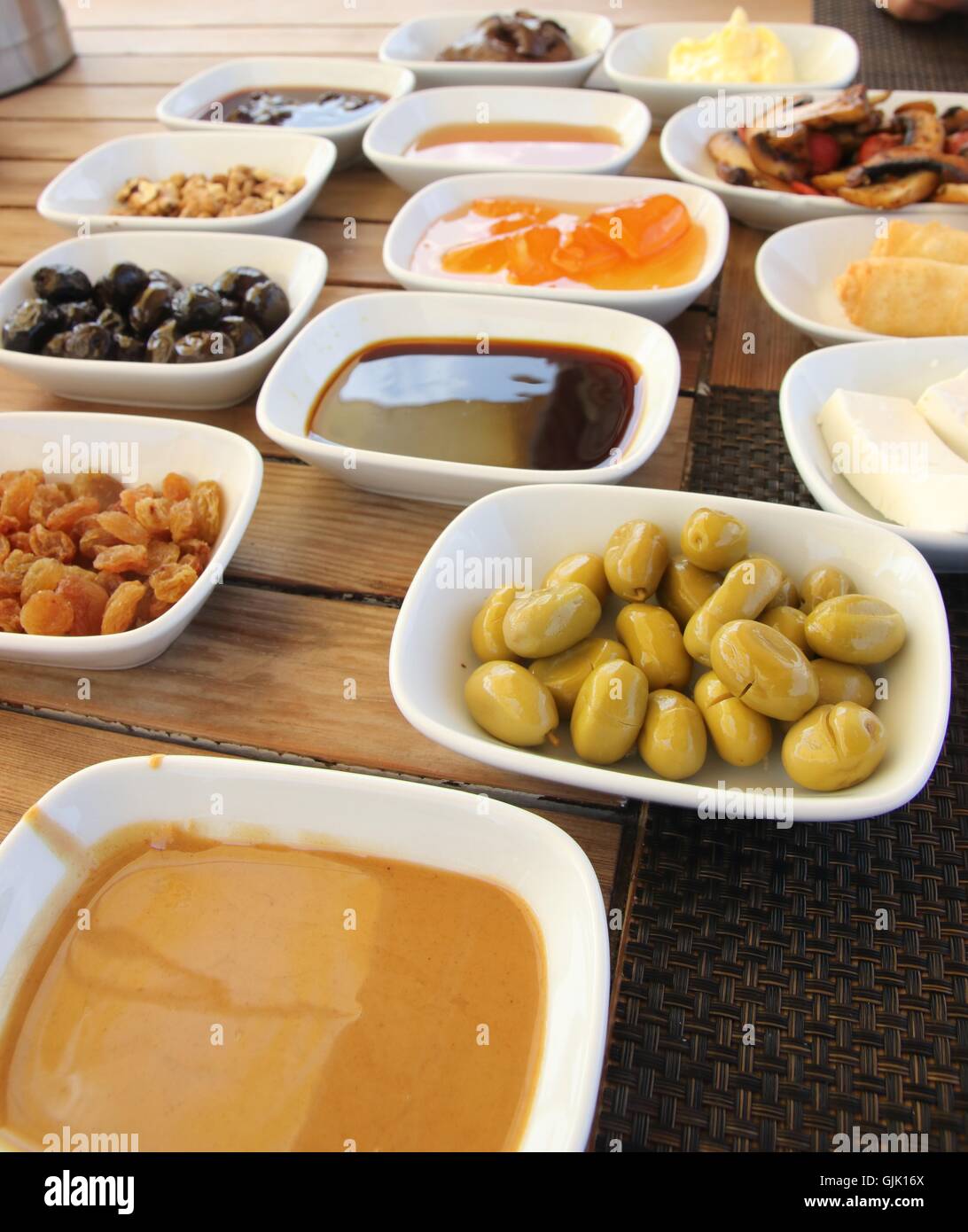 Some great tasting ingredients used for a Turkish village breakfast ...