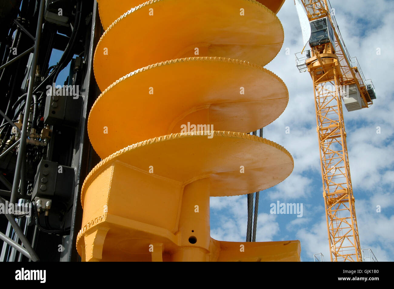 build spiral drill Stock Photo - Alamy