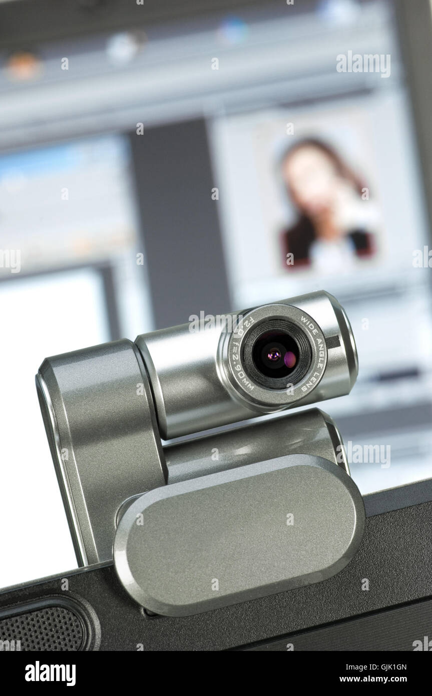 Webcam look hi-res stock photography and images - Alamy