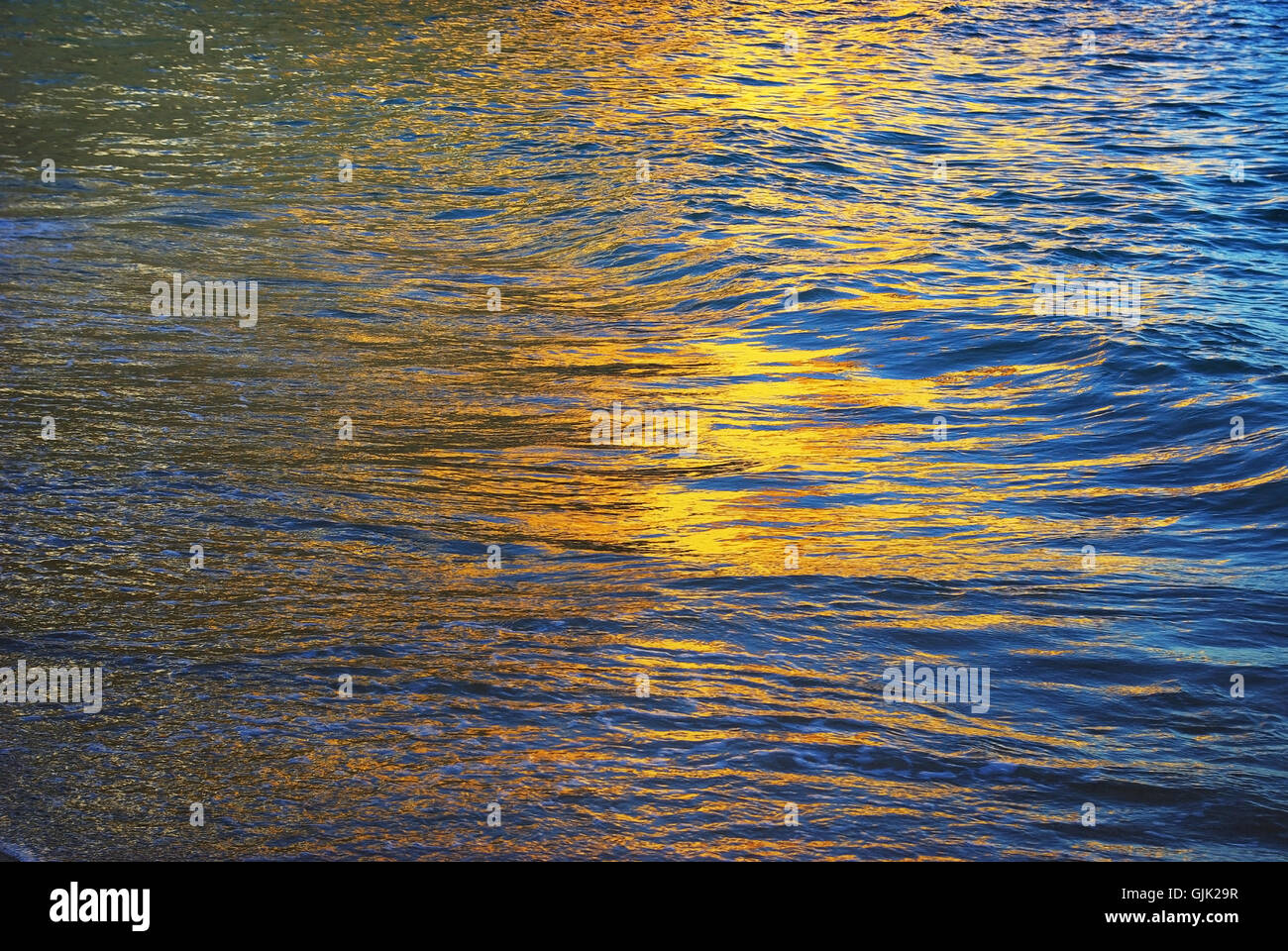 blue waves reflection Stock Photo - Alamy