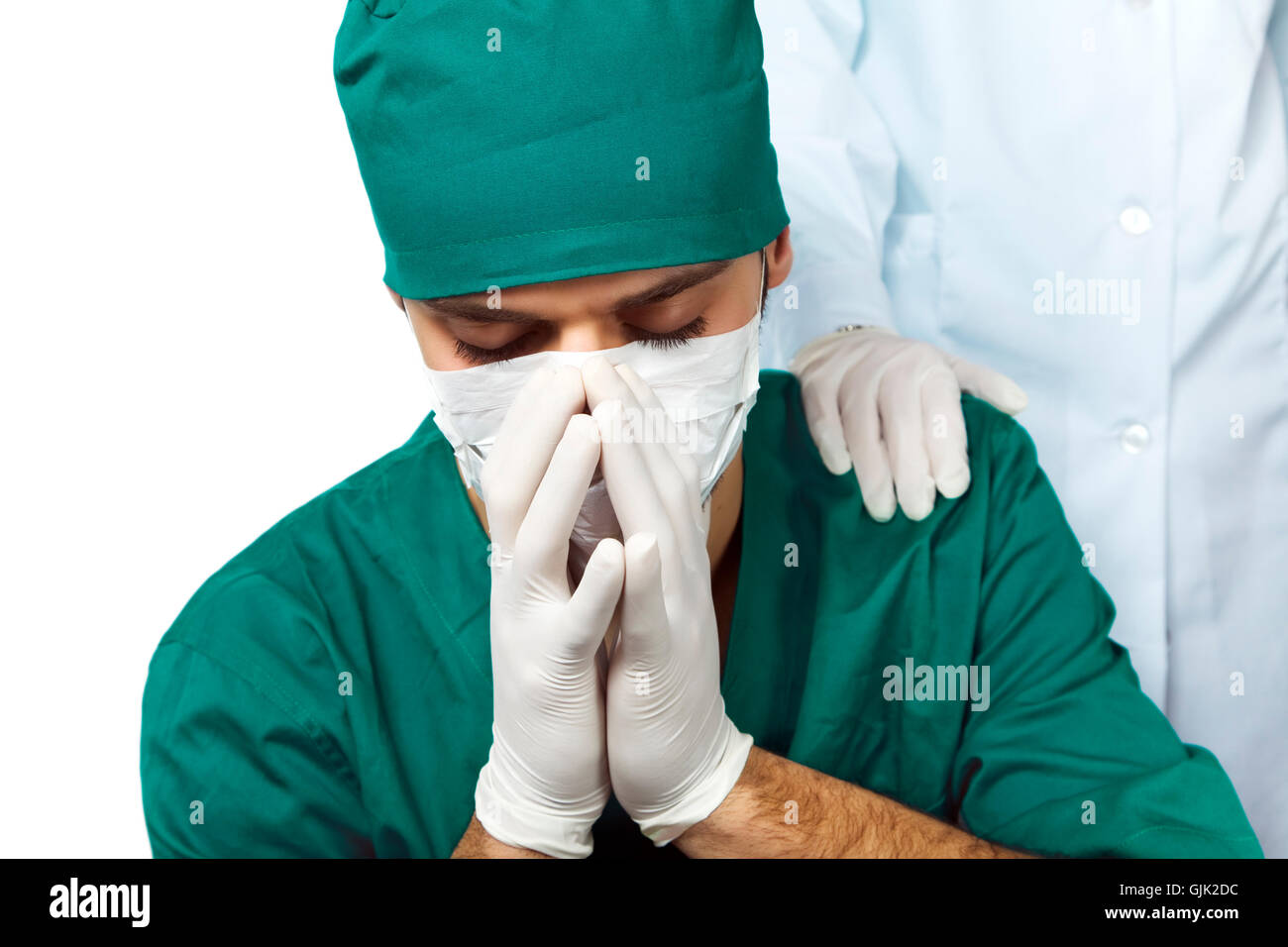 Cry sad healthcare doctor hi-res stock photography and images - Alamy