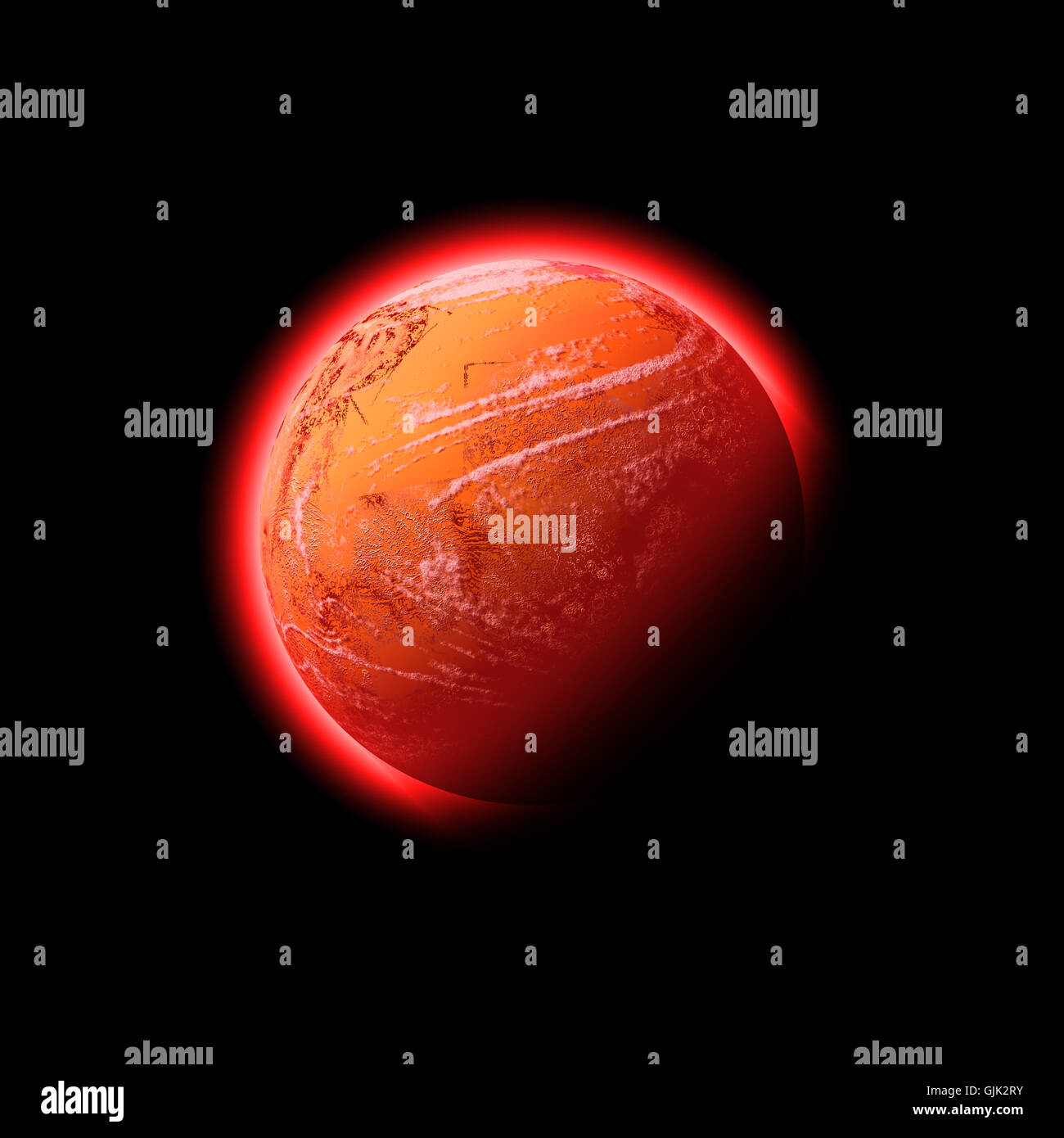 Space earth world mars hi-res stock photography and images - Alamy