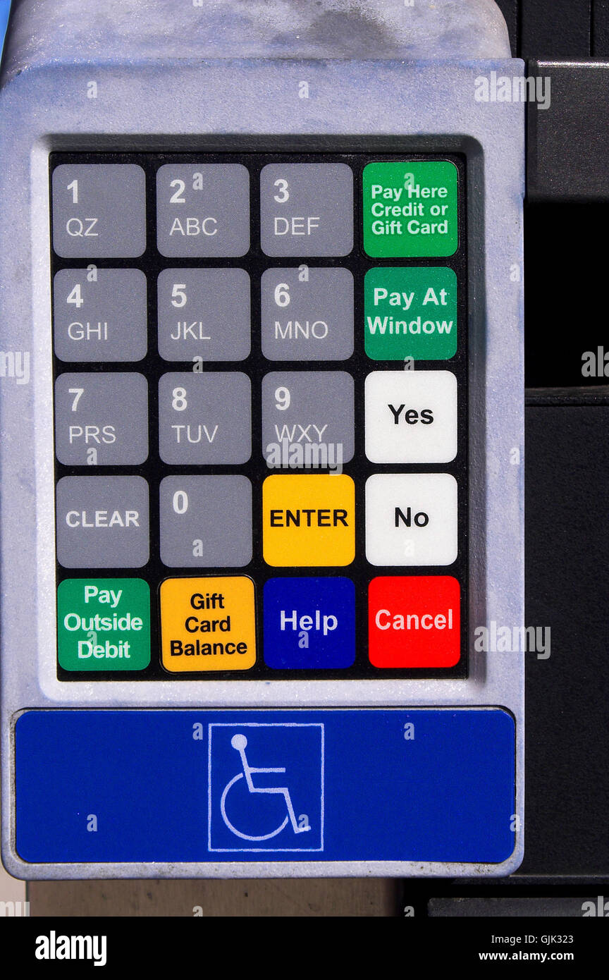 push display machine Stock Photo - Alamy