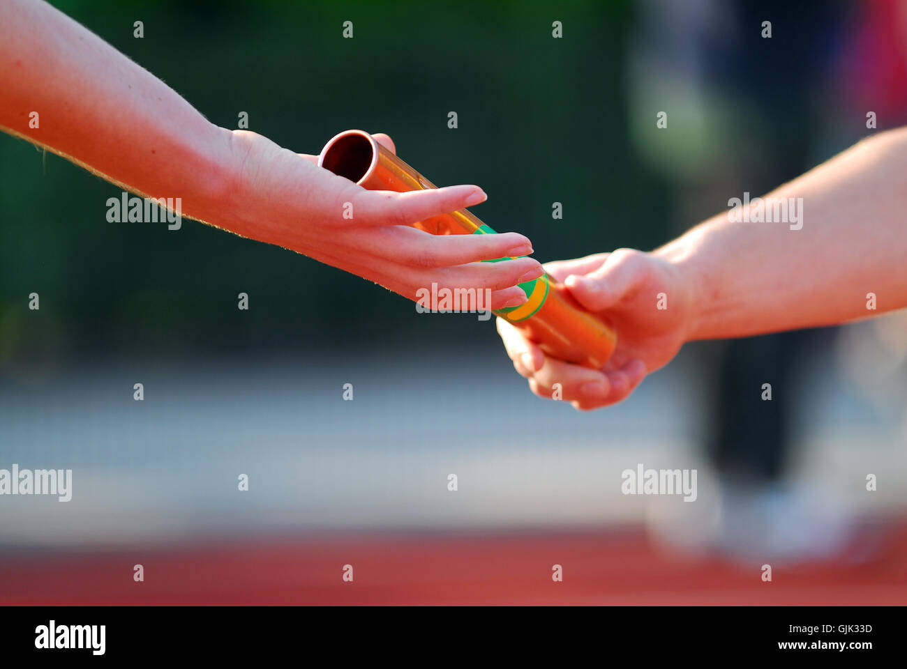 committal metal relay Stock Photo - Alamy
