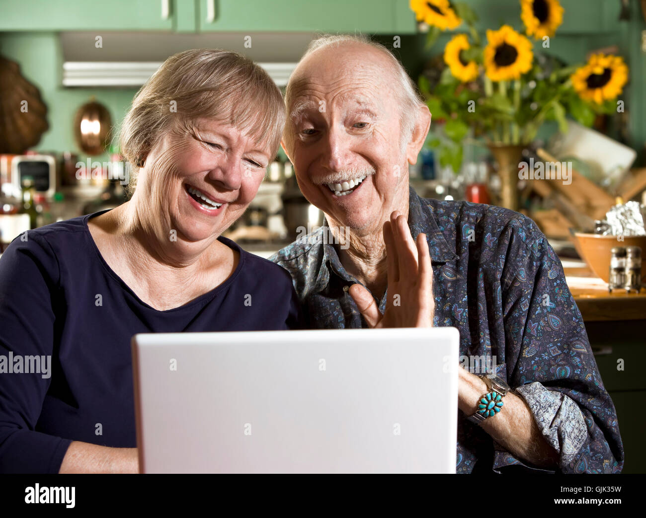 technology wife partner Stock Photo - Alamy