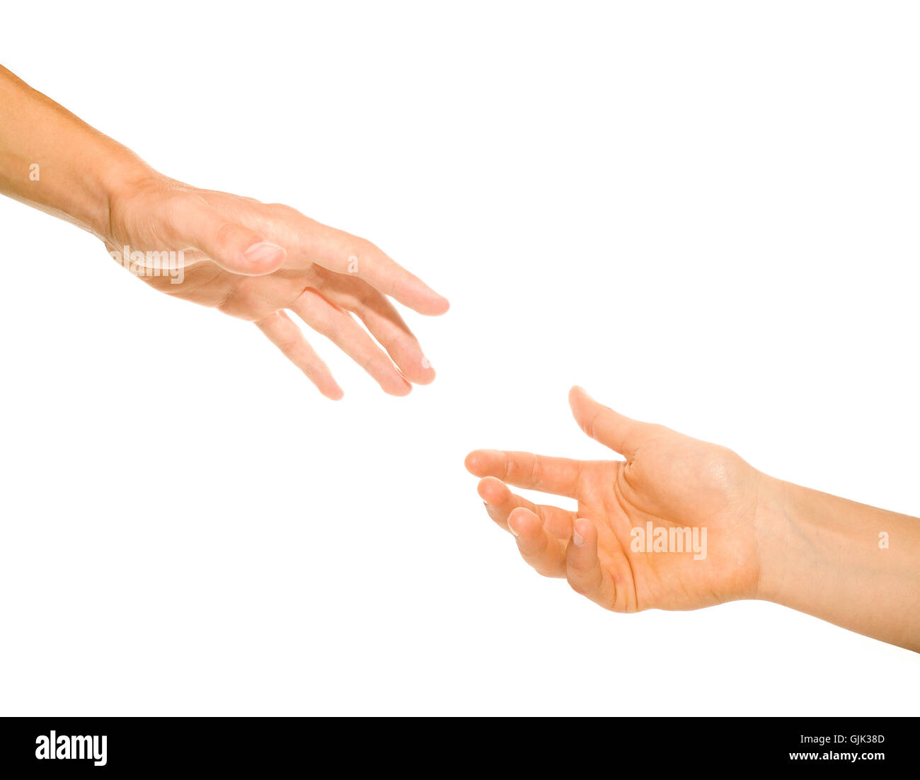 Helping hands Cut Out Stock Images & Pictures - Alamy