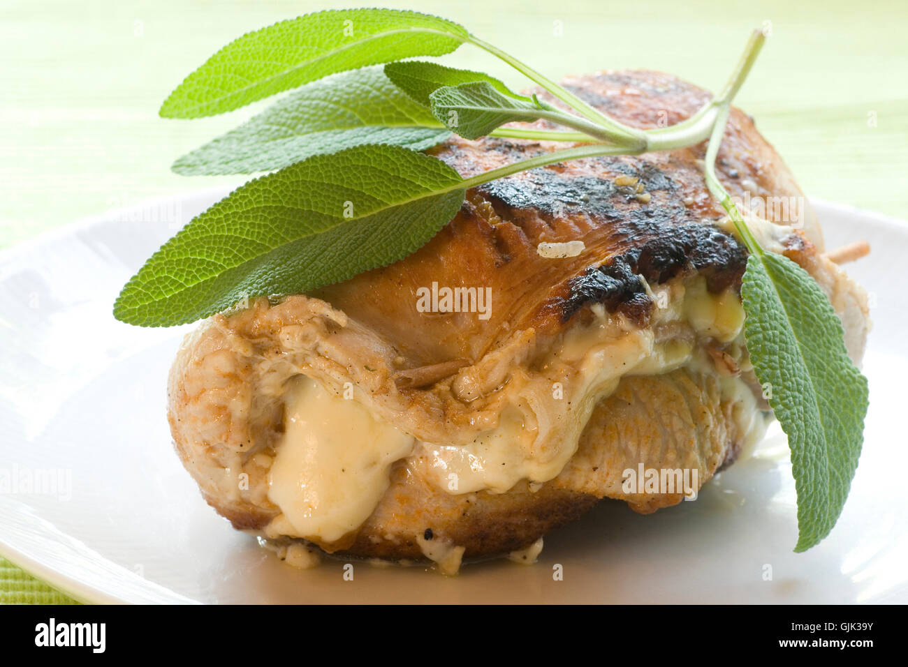 green sage cheese Stock Photo - Alamy