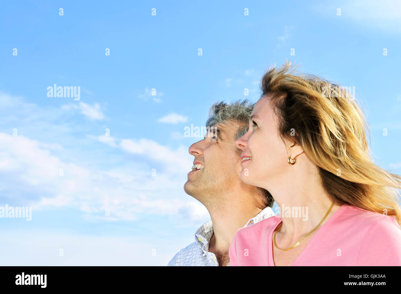 Happy older couple at hope hi-res stock photography and images - Alamy