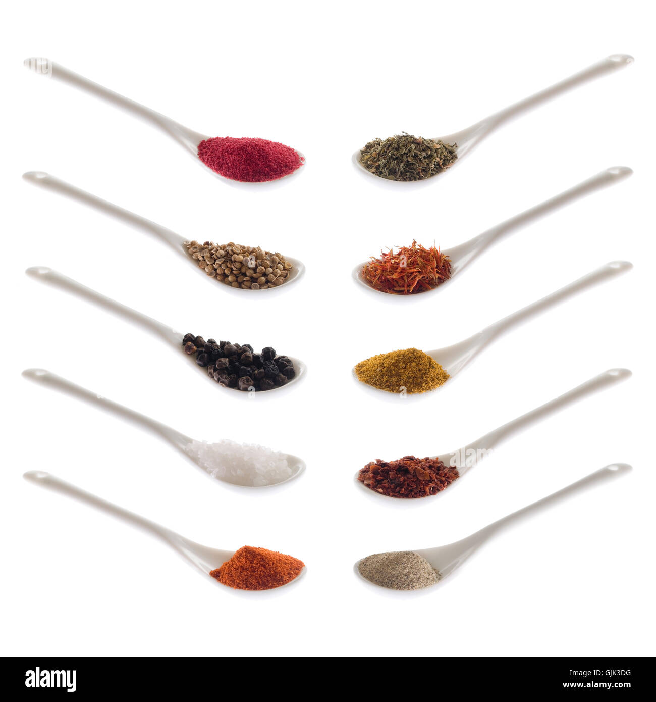 Saffron spice powder hi-res stock photography and images - Alamy