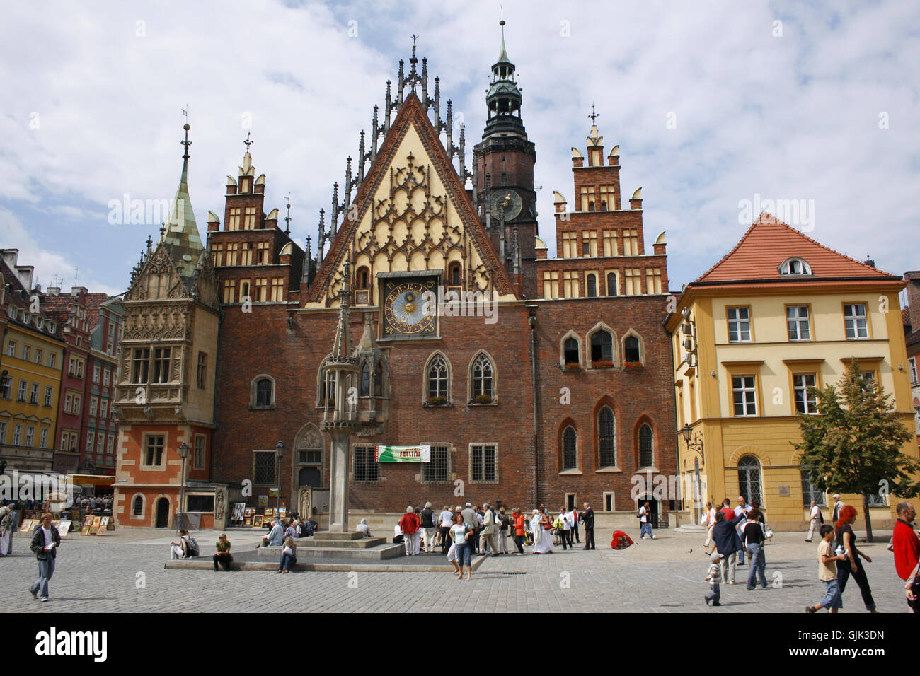 city town town hall Stock Photo - Alamy