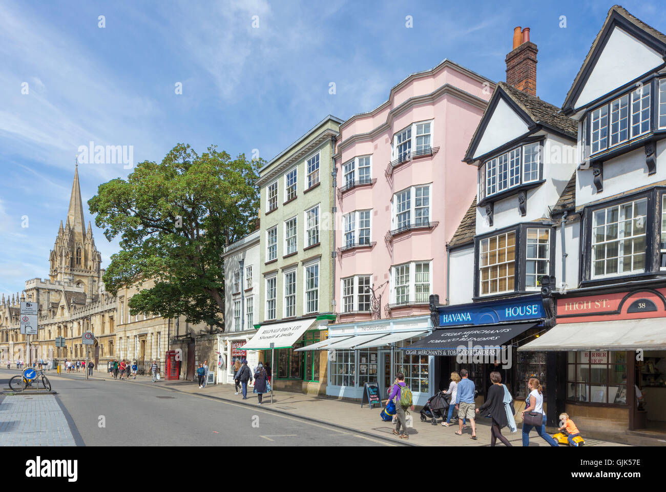Oxford high street oxfordshire hi-res stock photography and images - Alamy