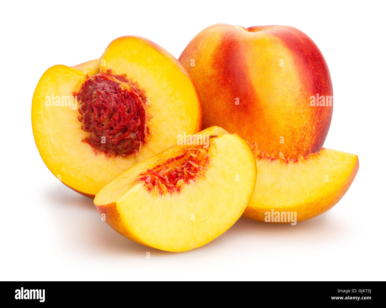 Nectarine slices hi-res stock photography and images - Alamy