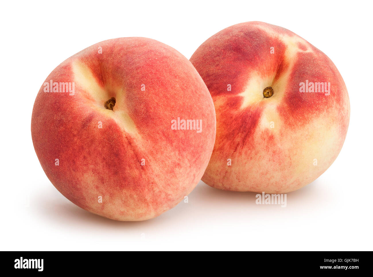 white peach isolated Stock Photo - Alamy