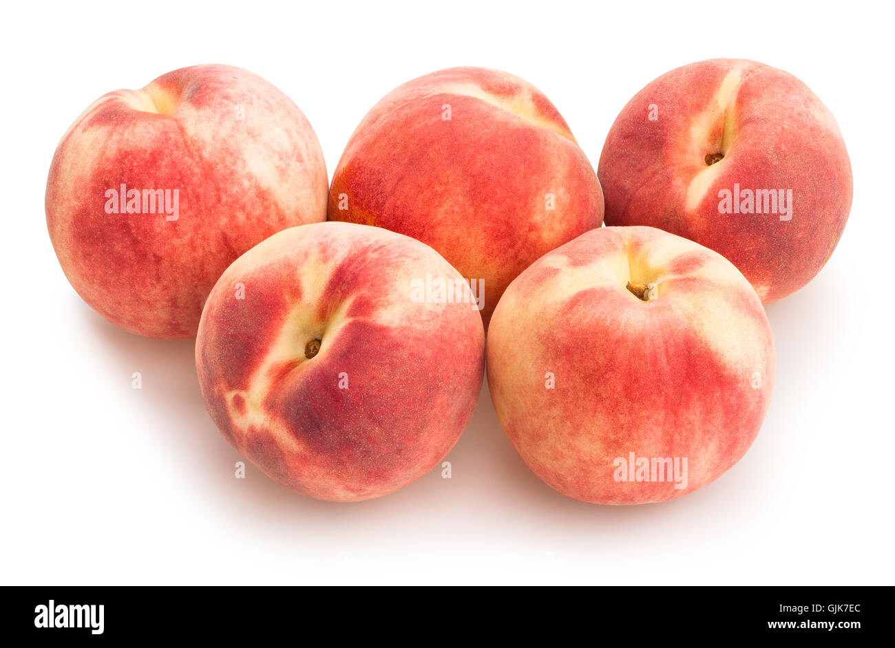 white peach isolated Stock Photo - Alamy