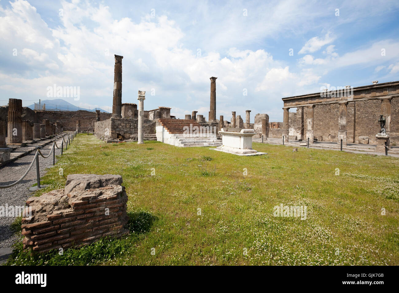 Italy Pompeii Vesuvius Stock Photo - Alamy