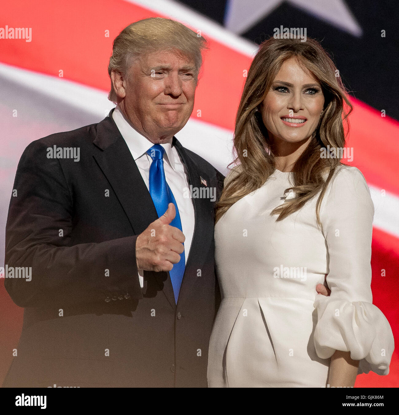 Melania trump 2016 rnc hi-res stock photography and images - Alamy