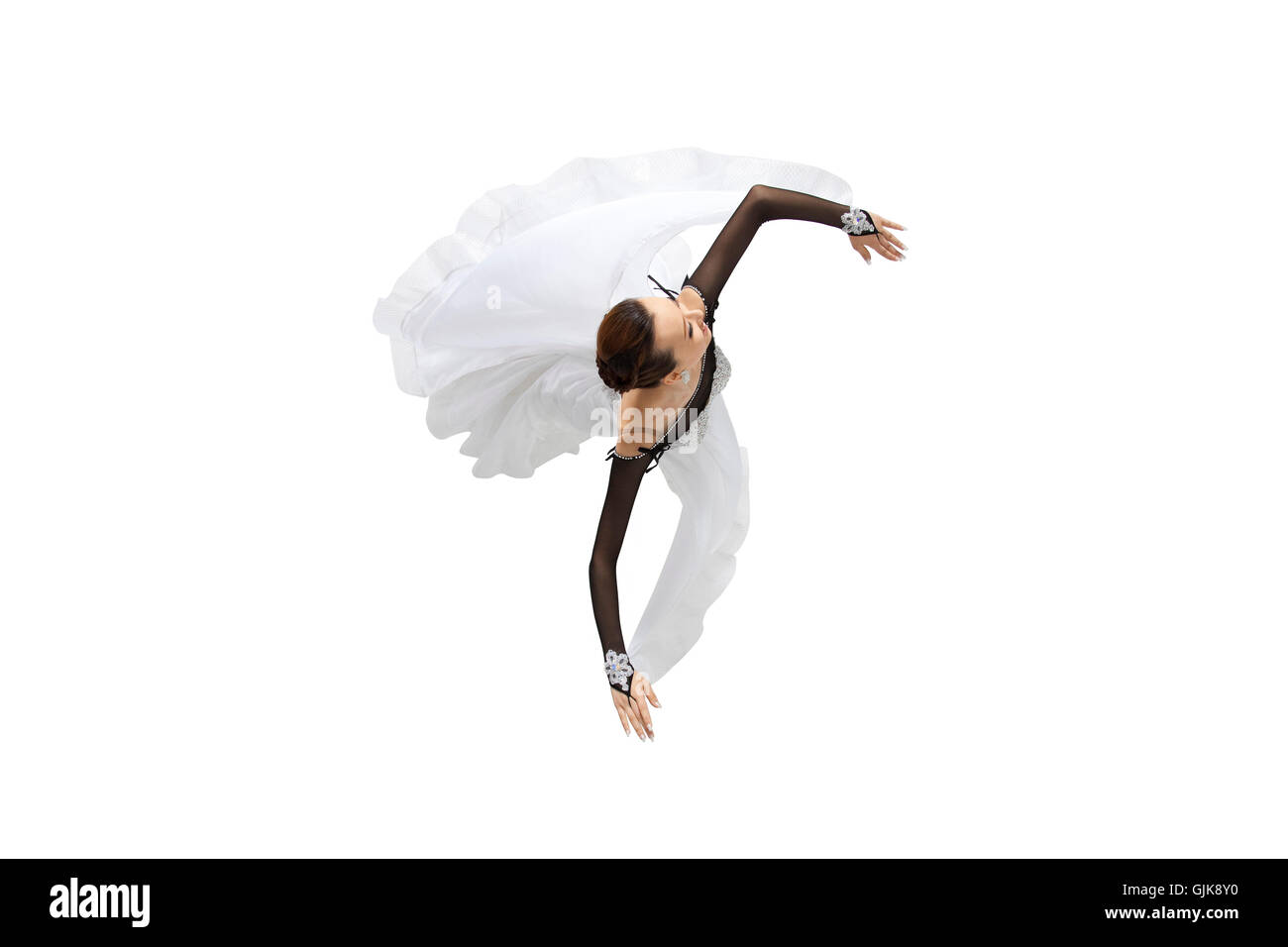 Asian woman ballroom dancing Cut Out Stock Images & Pictures - Alamy